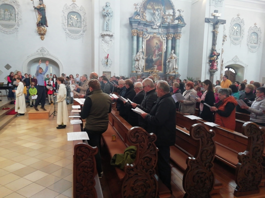 Großer Chor, großer Raum, großer Klang – der Dekanats Chortag – PFARREI ST. JAKOB CHAM