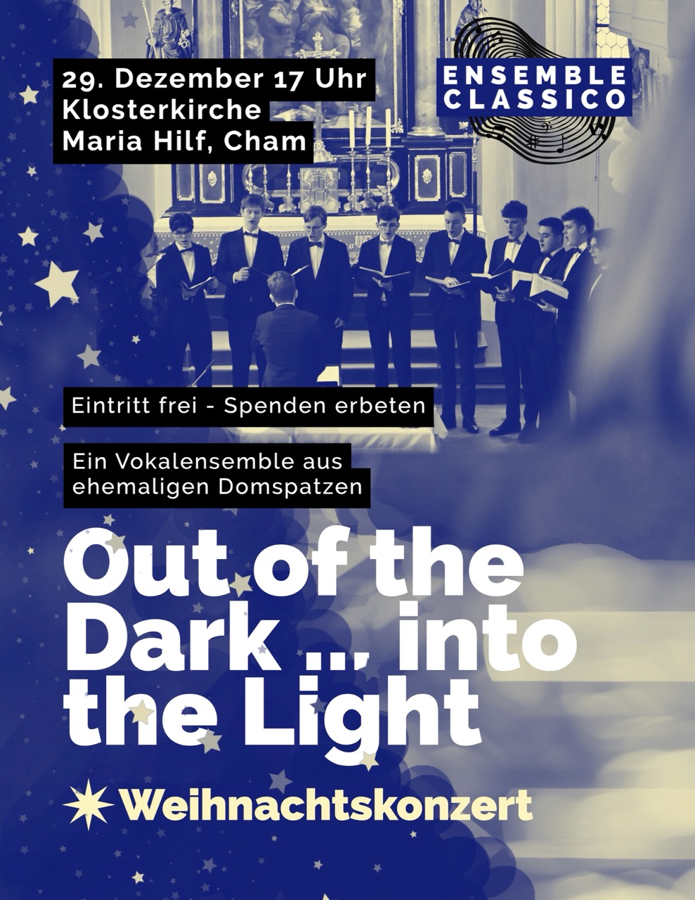 Weihnachtskonzert mit dem Ensemble Classico in der Klosterkirche – PFARREI ST. JAKOB CHAM